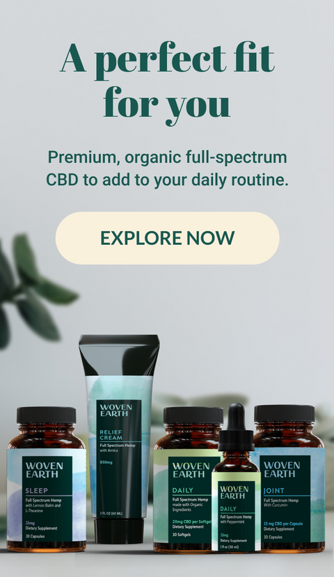 Shop Top Full Spectrum CBD Wellness Products | Woven Earth