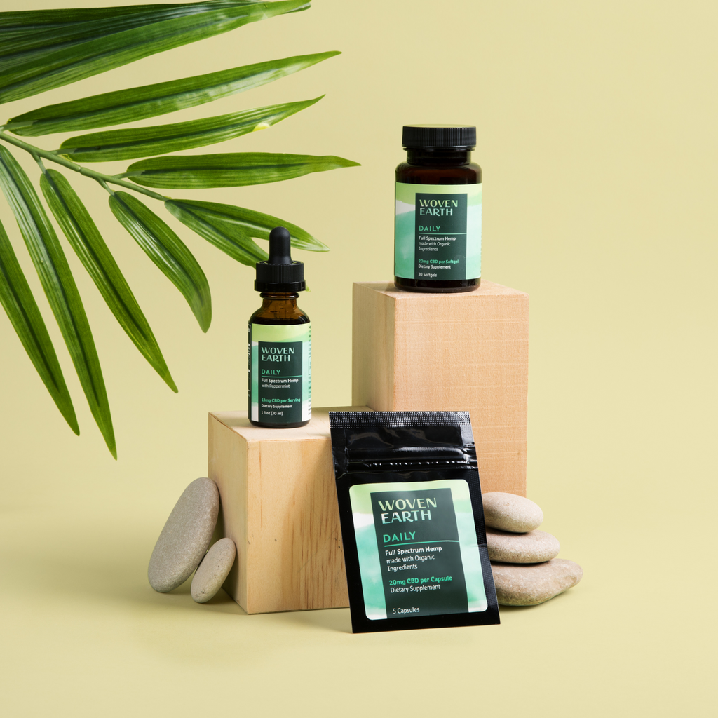 Shop The Full Spectrum Raw CBD with CBDa Oil | Woven Earth